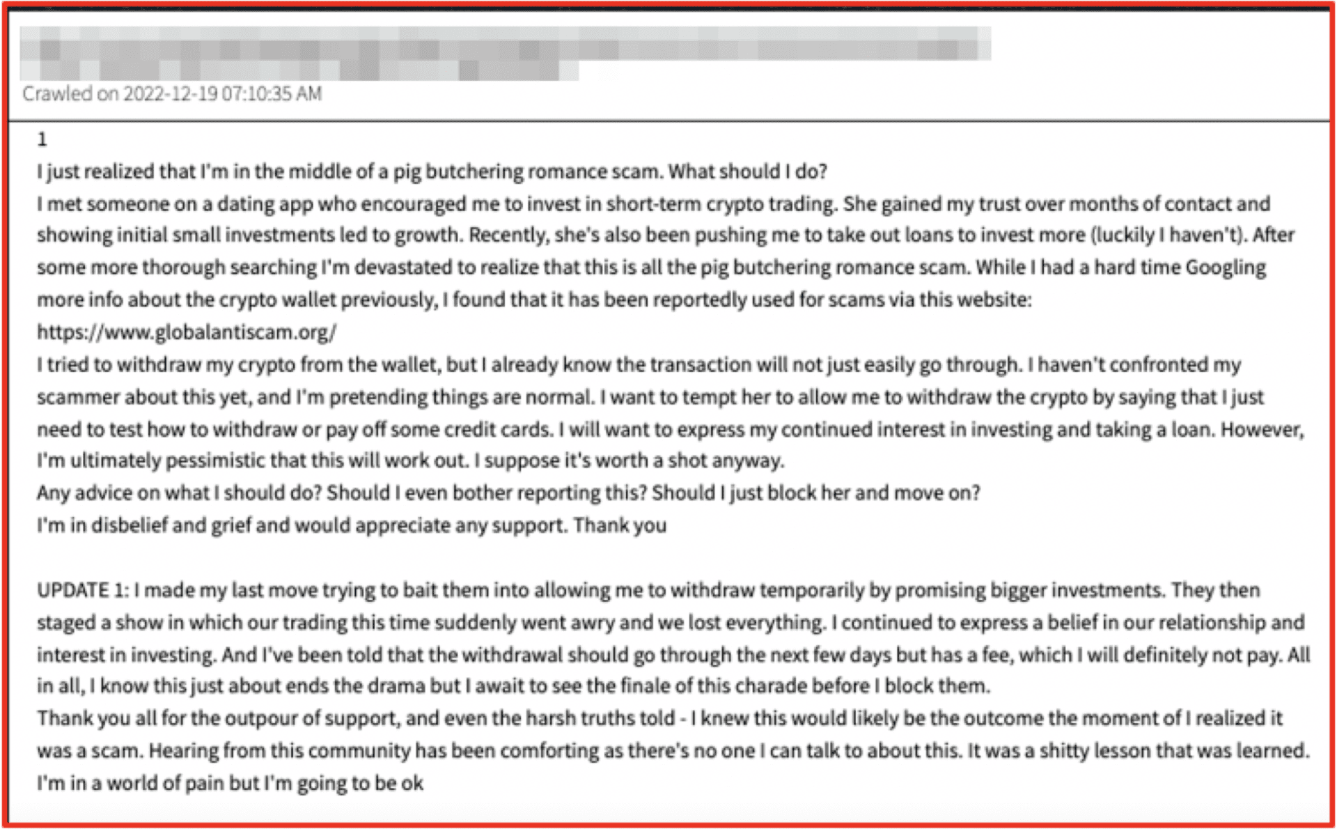 Romance Scams on the Darknet | DarkOwl