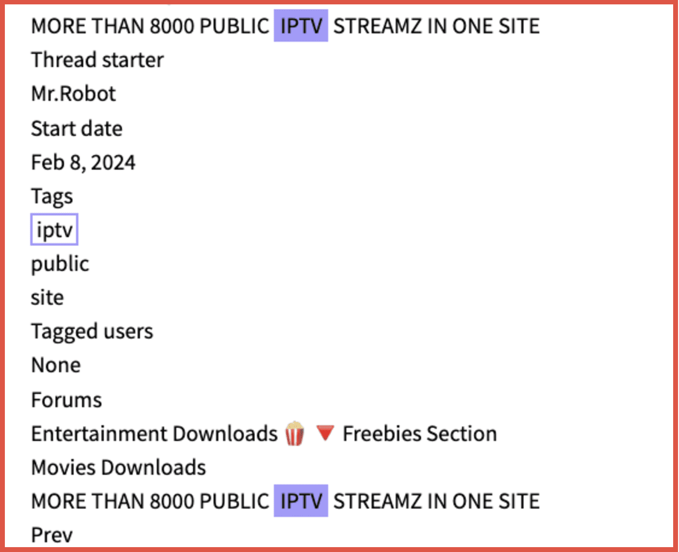 Piracy and Streaming on the Dark Web | DarkOwl