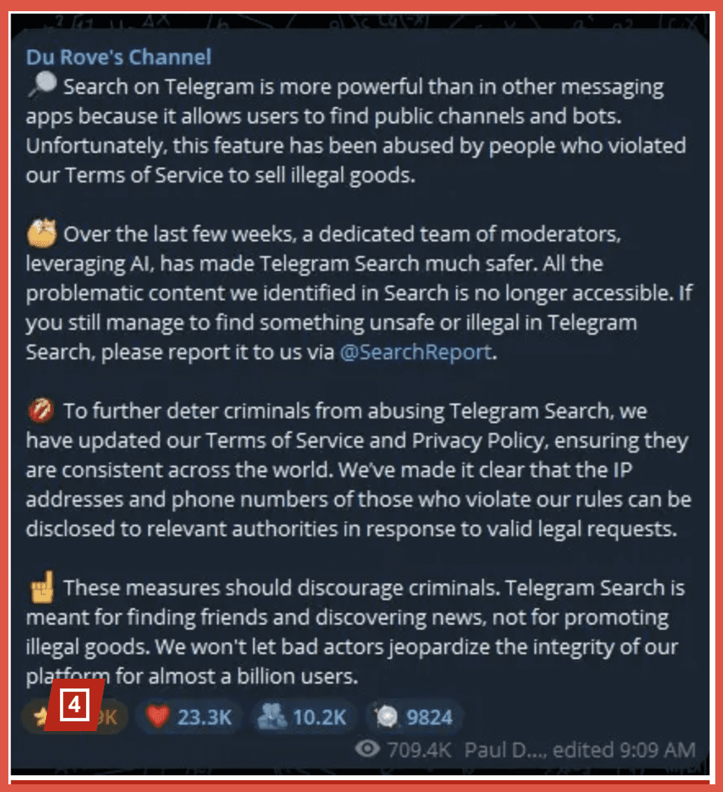 Telegram’s Crackdown | DarkOwl